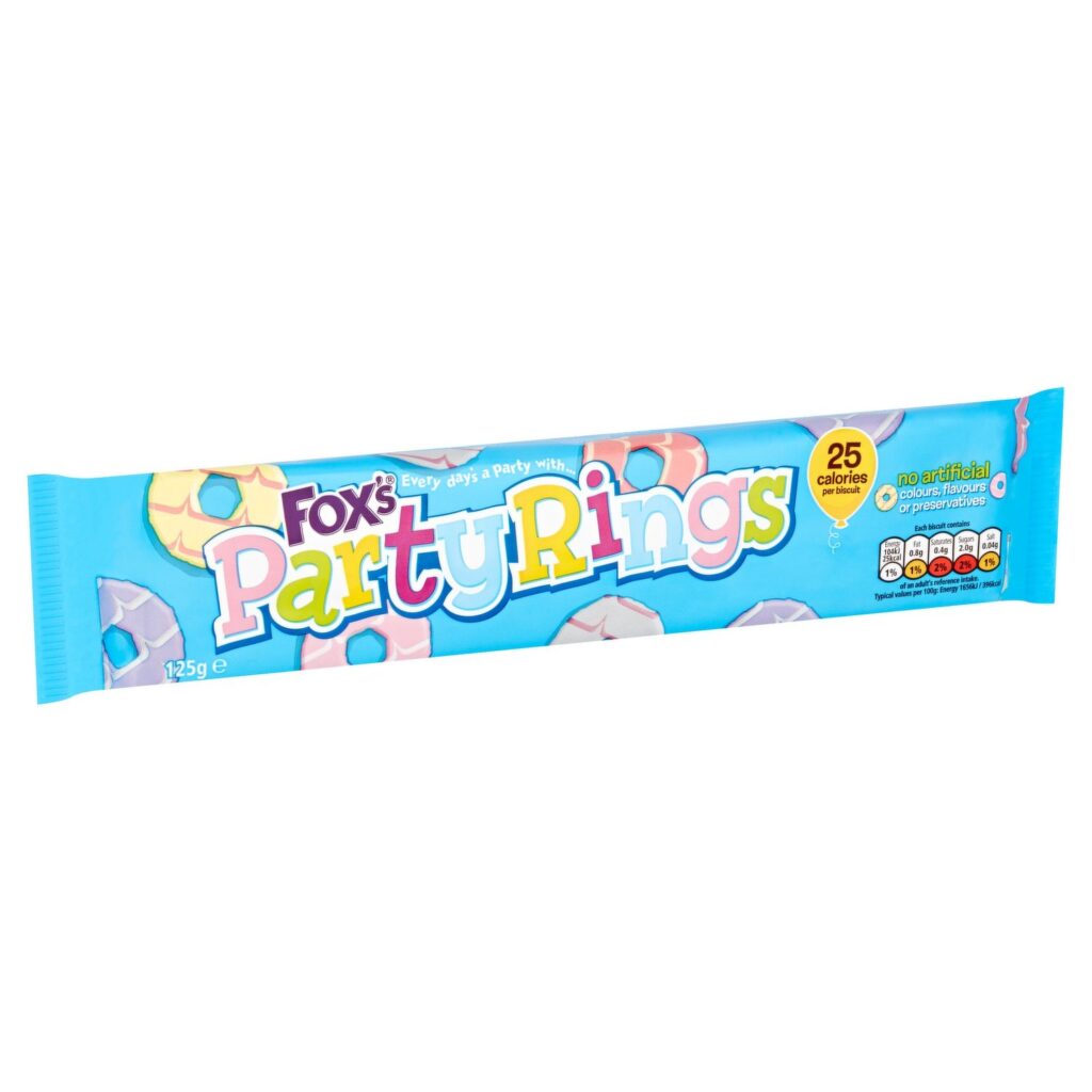 Foxs Party Rings (Per Case) (16x125g) – The Bounty Shop